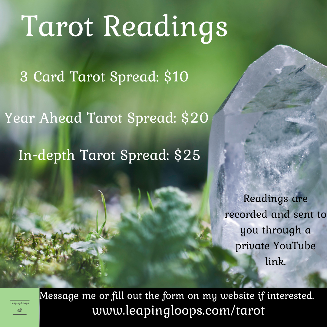 Updated Pricing for Tarot Readings – Leaping Loops